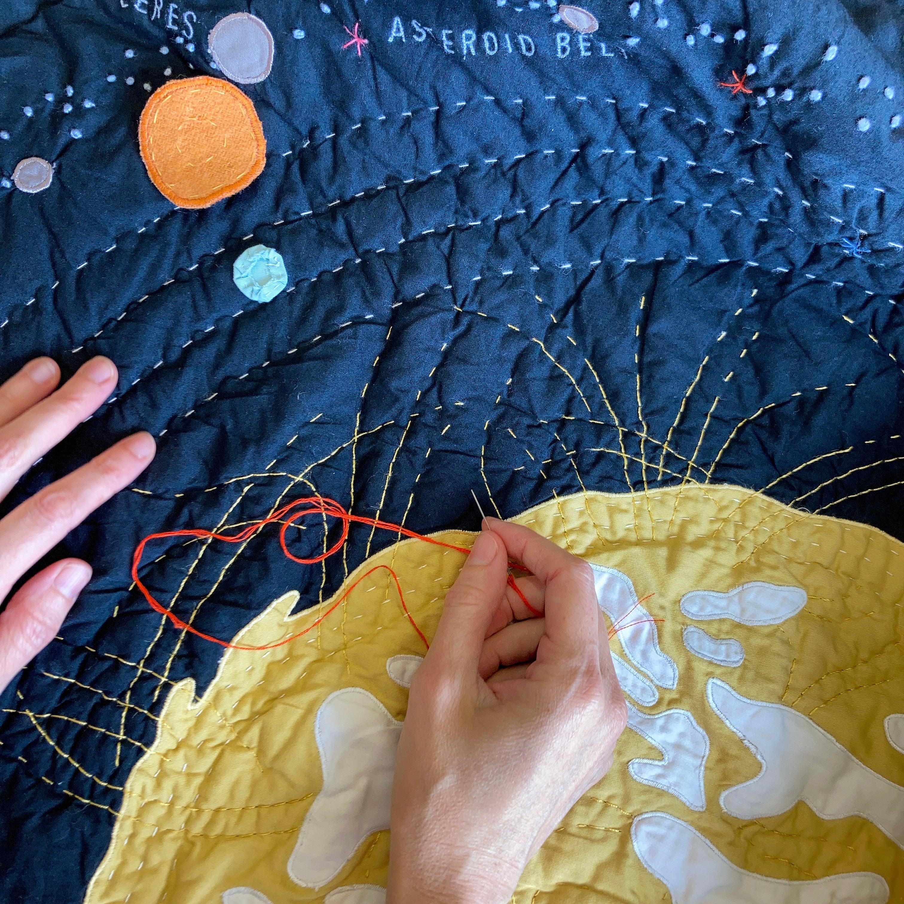 Solar System Quilt Ideas Haptic Lab DIY Solar System Quilt Kit By