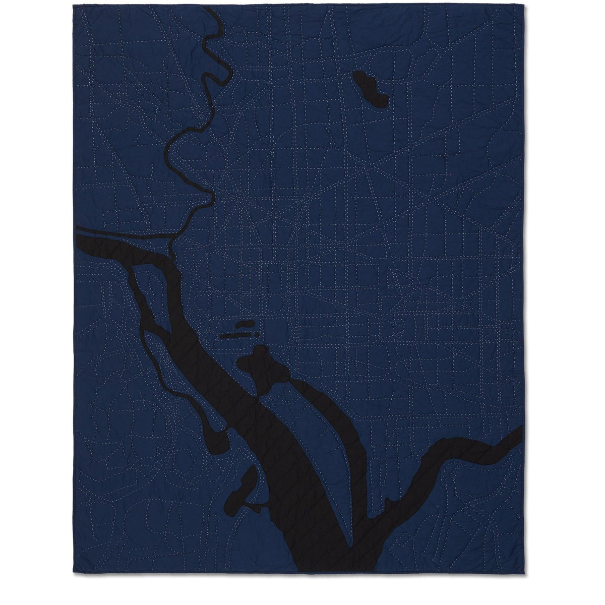 Washington DC Map Quilt | Heirloom Cartography by Haptic Lab